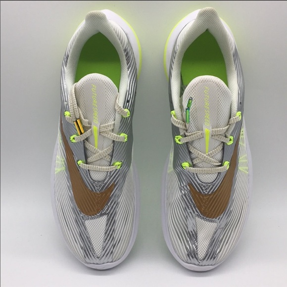 Nike | Shoes | Nike Future Speed Gs Whitemetallic Goldchrome | Poshmark